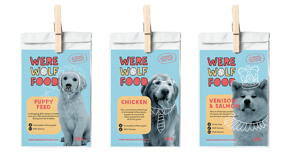 2kg Mixed Variety pack | Salmon (puppy) + 2 bags – Were Wolf Food
